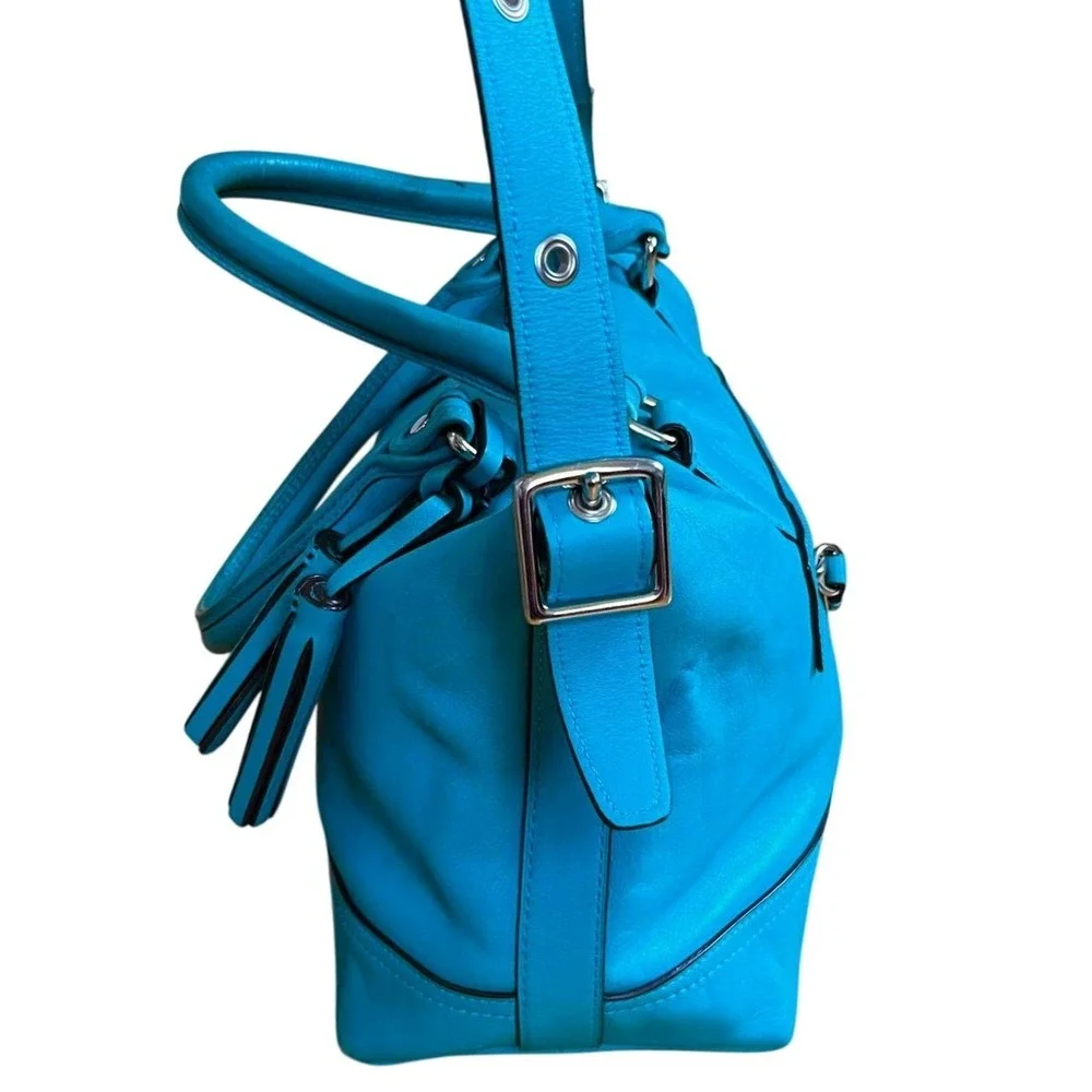Coach | Bags | Coach Legacy Molly Satchel 2132 Robins Egg Blue ...